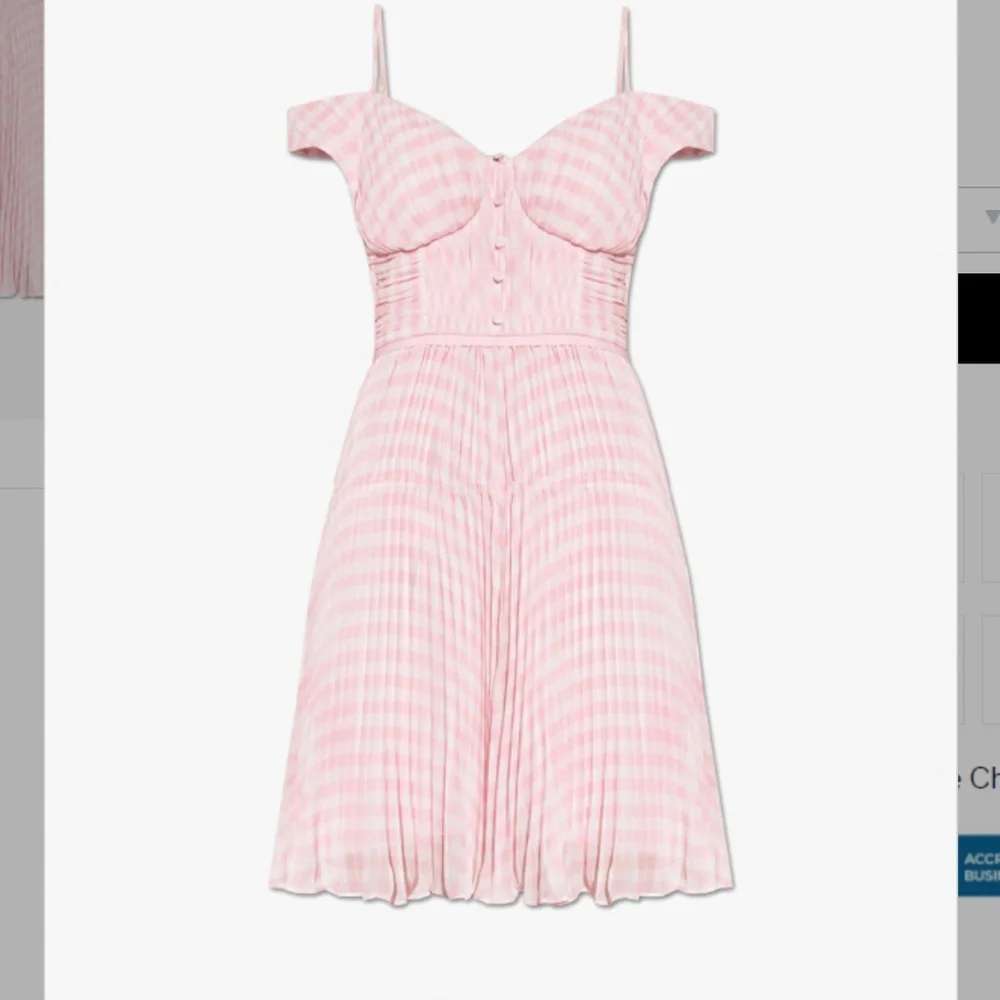 Self-Portrait | Dresses | Self Portrait Pink Gingham Dress | Poshmark